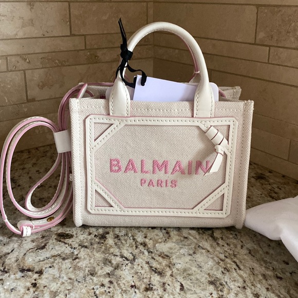 Balmain | Bags | Soldbalmain Mini Pink Tote Bag | Poshmark